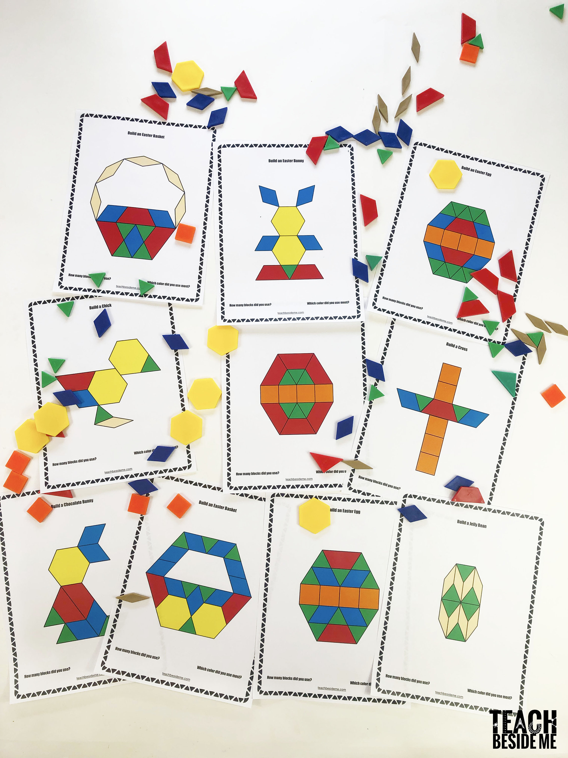 Easter Pattern Block Mats - Etsy