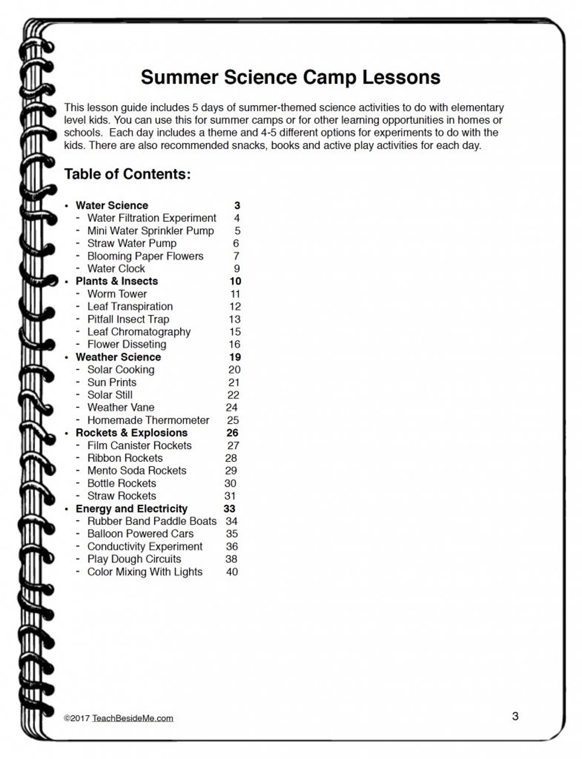 Summer Science Camp - Etsy