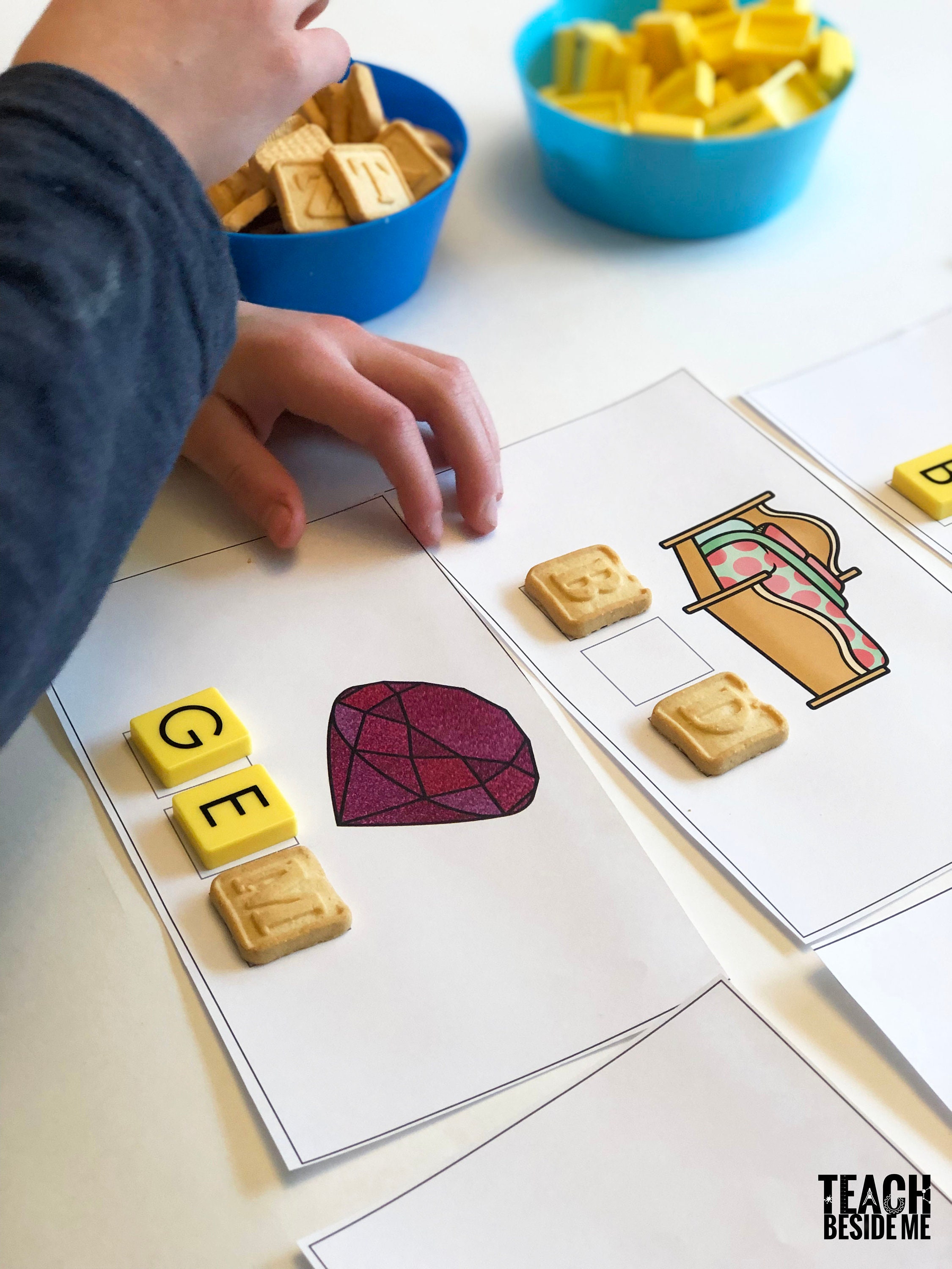 Short E CVC Word Cards and Puzzles - Etsy