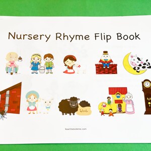 Nursery Rhyme Learning Bundle - Etsy