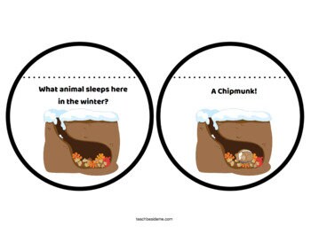 Hibernating Animals Mini Book - Etsy