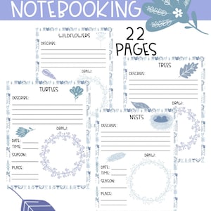 Nature Study Notebook - Etsy