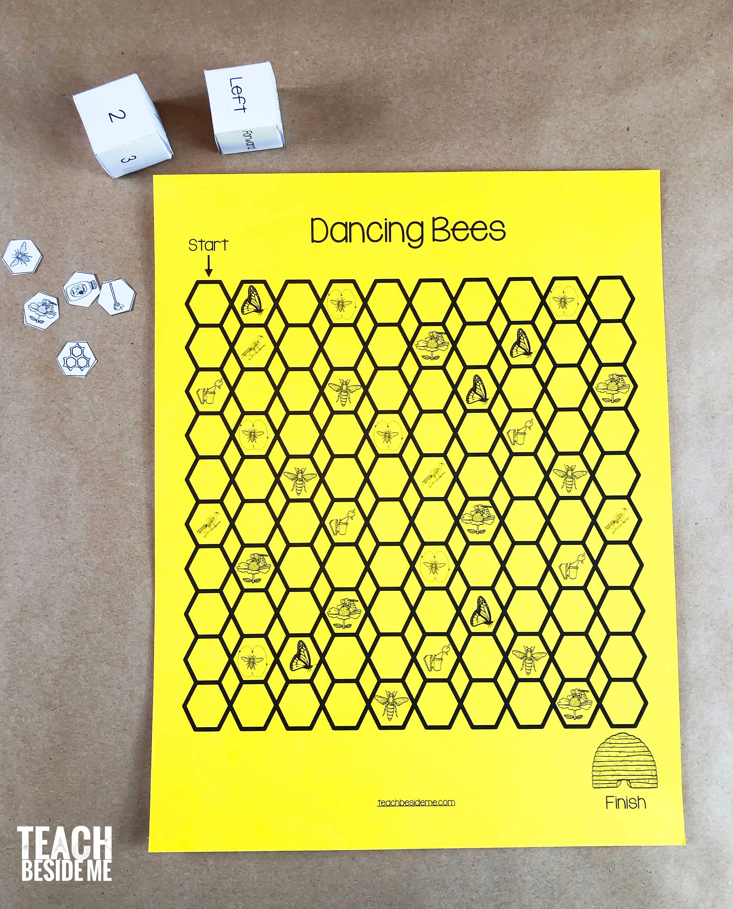 All About Bees- Mini Book & Game - Etsy