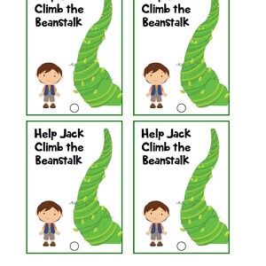 Jack and the Beanstalk Counting Math Game for Kids - Etsy UK
