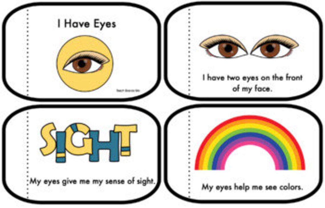 Five Senses Easy Reader Books - Etsy