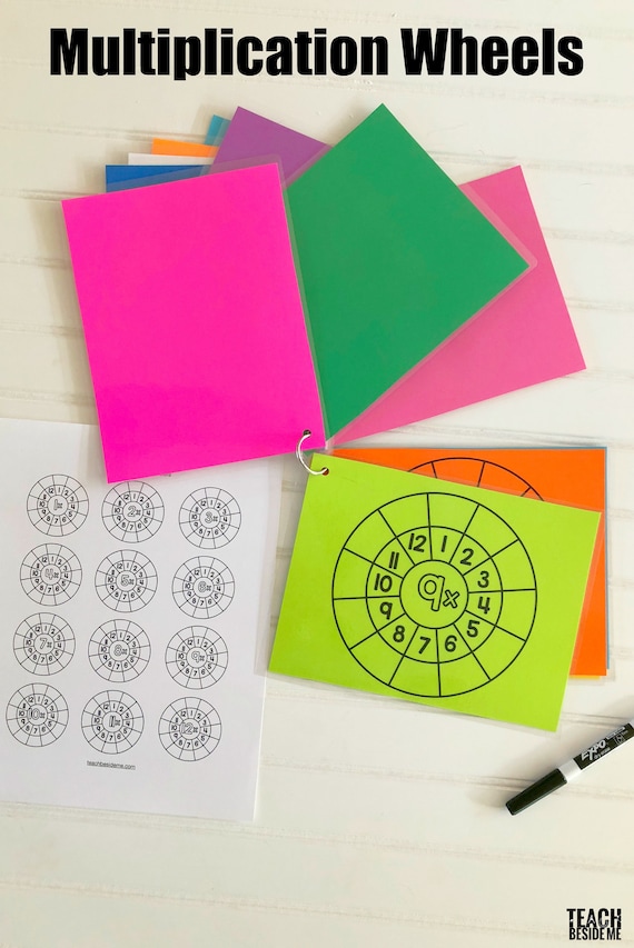 Multiplication Wheels | Etsy
