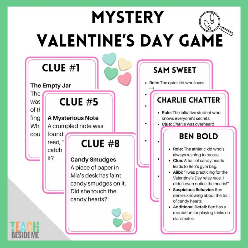 Mystery Valentine's Day Game - Etsy