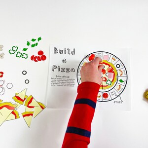 Build a Pizza- Fraction Game for Kids - Etsy
