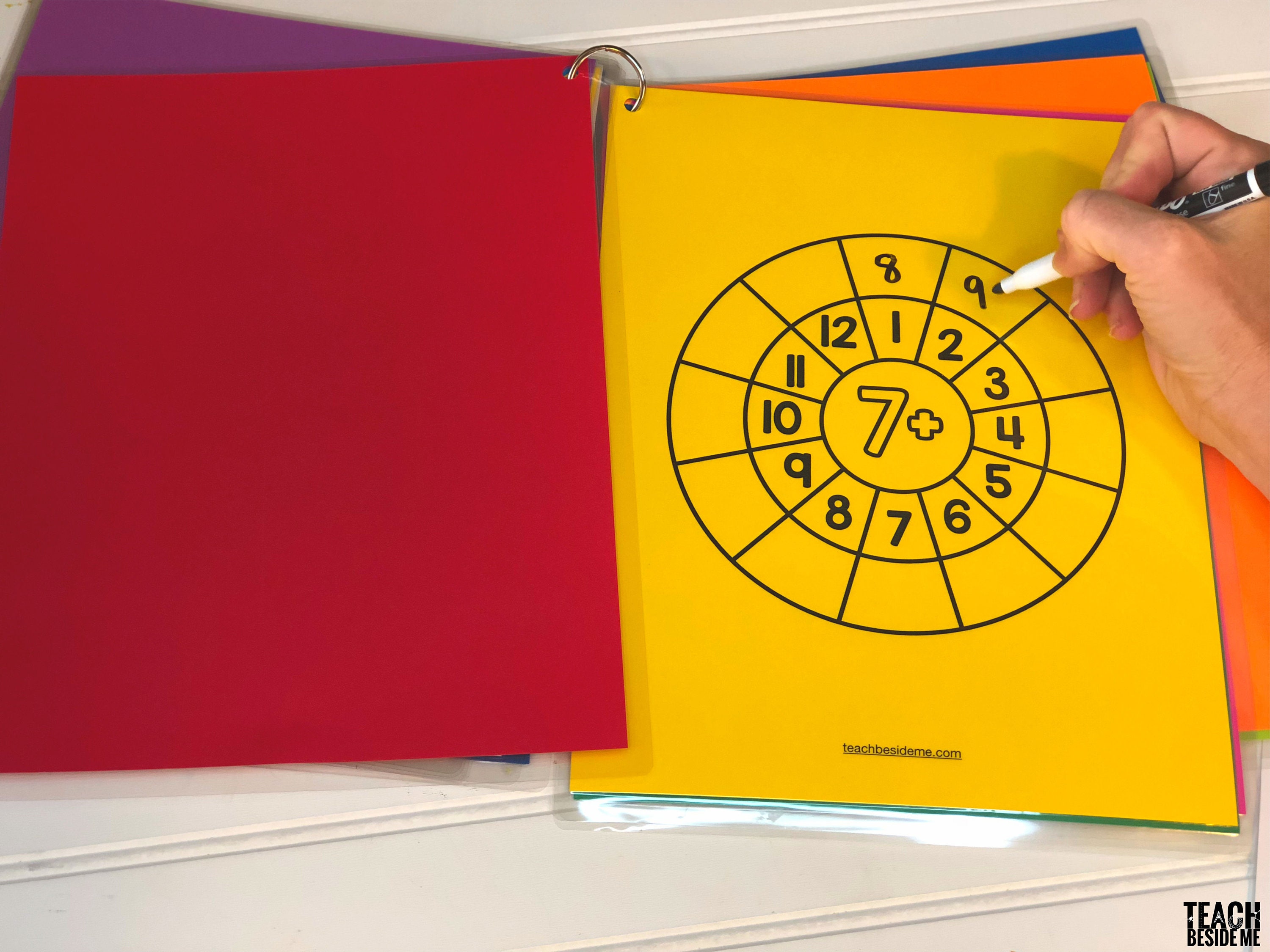 Math Addition Wheels - Etsy