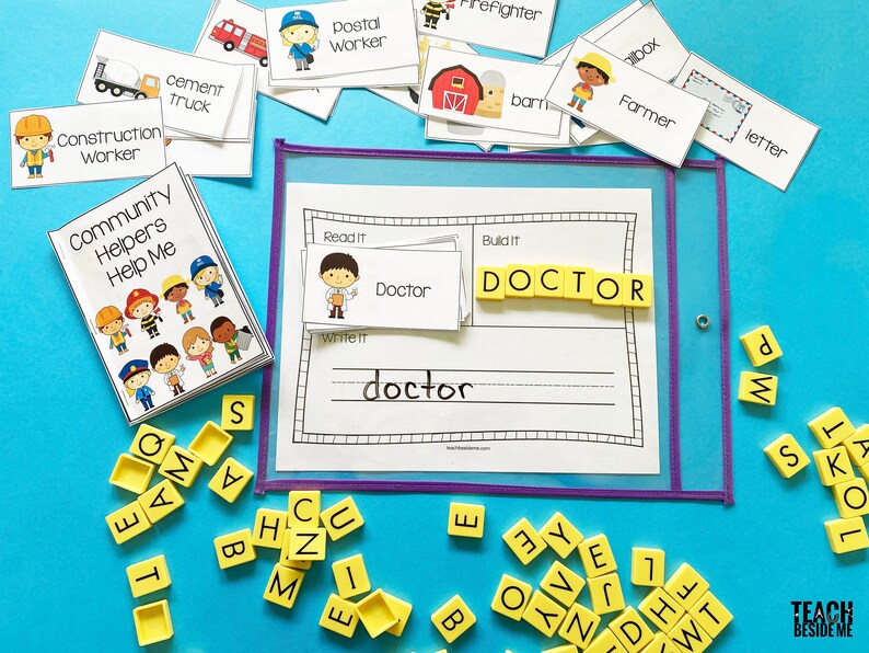 Community Helpers Printables for Reading and Writing - Etsy