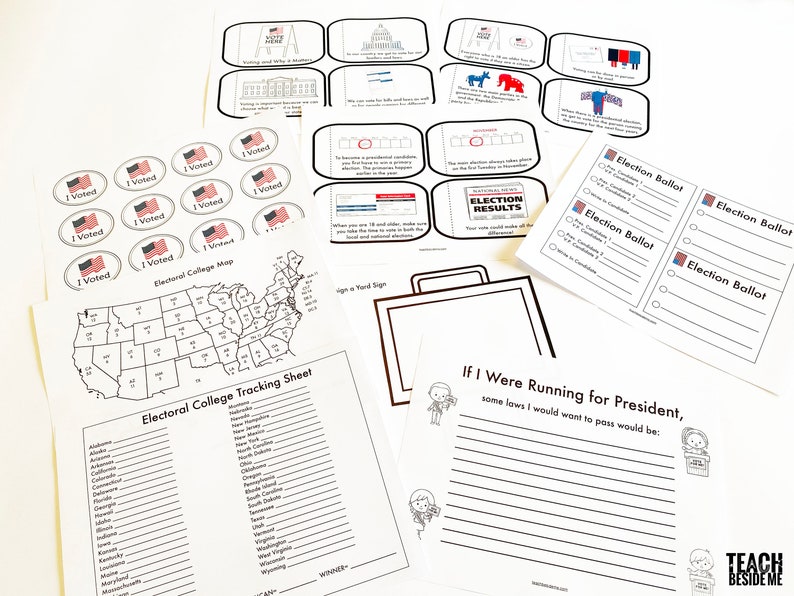 Presidential Election Voting Lesson for Kids - Etsy