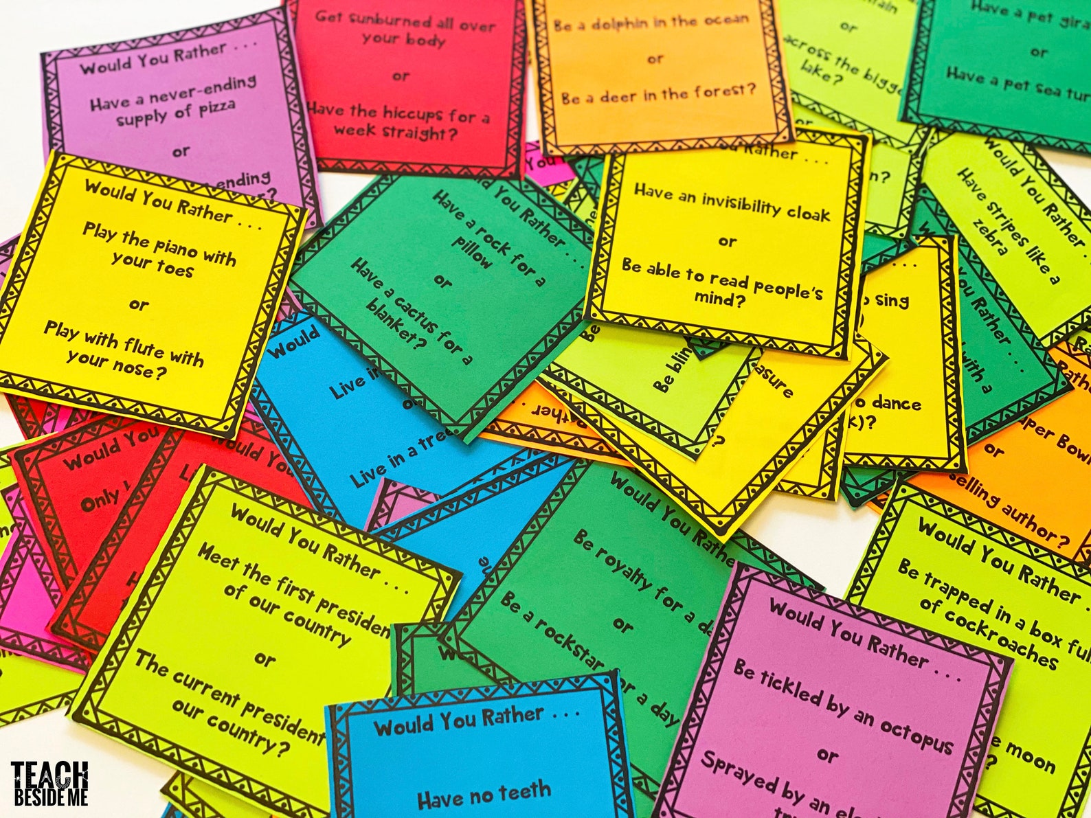 Funny Would You Rather Cards for Kids - Etsy