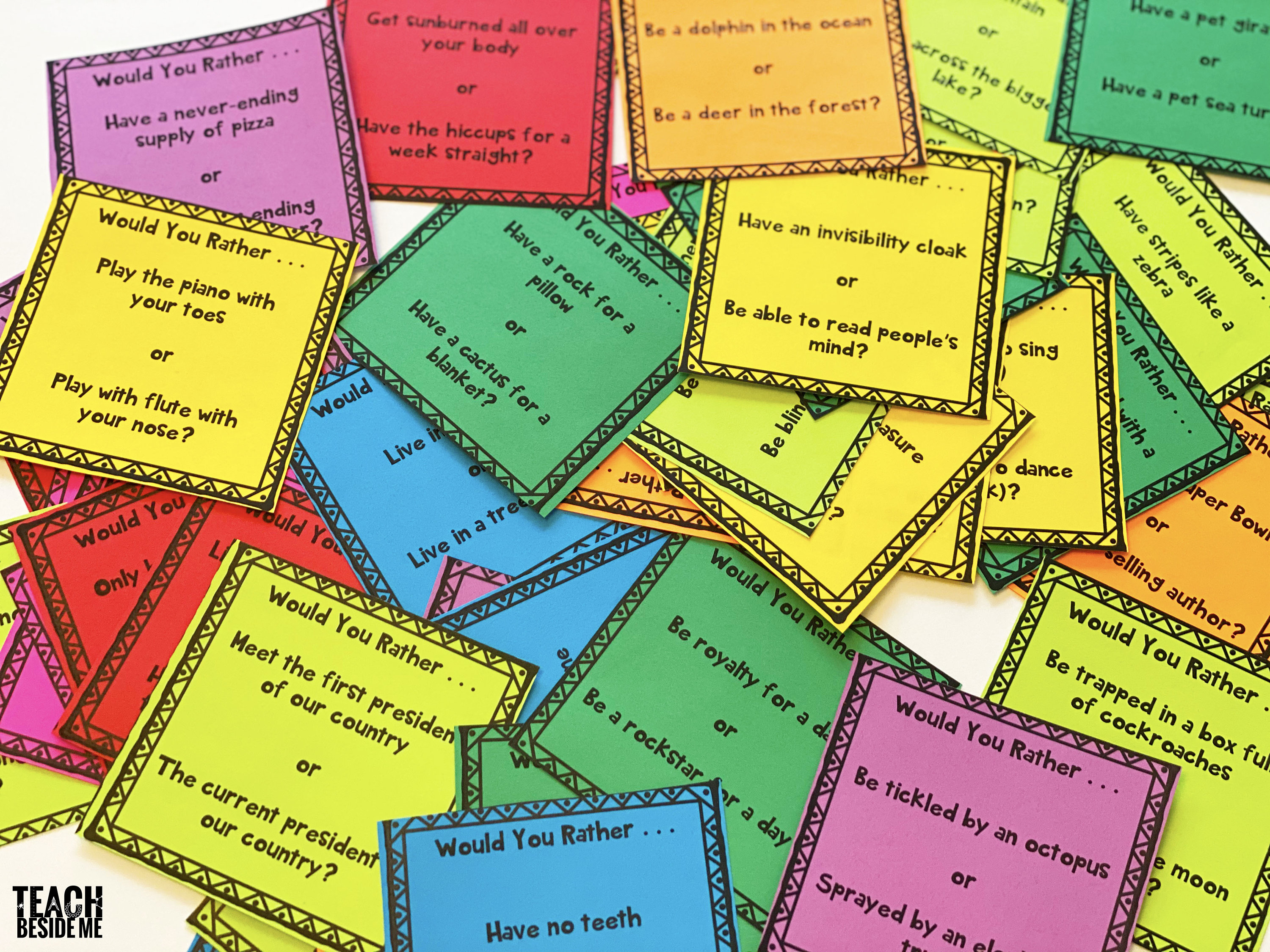 Funny Would You Rather Cards for Kids - Etsy