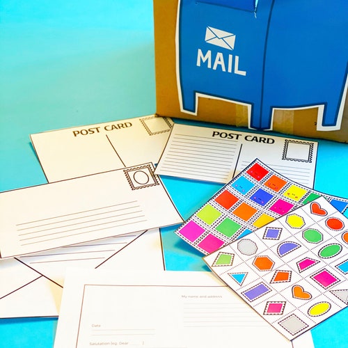 Post Office Printable Kit Paper Toys Dramatic Play - Etsy