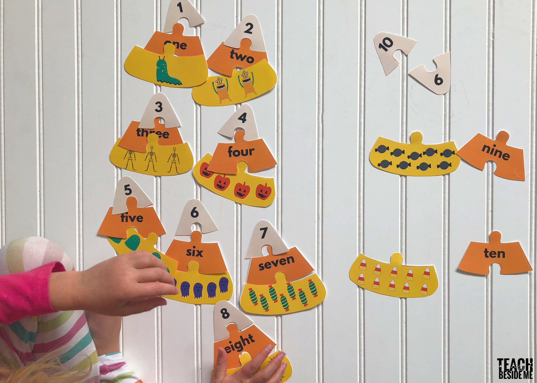 Candy Corn Counting Puzzles - Etsy