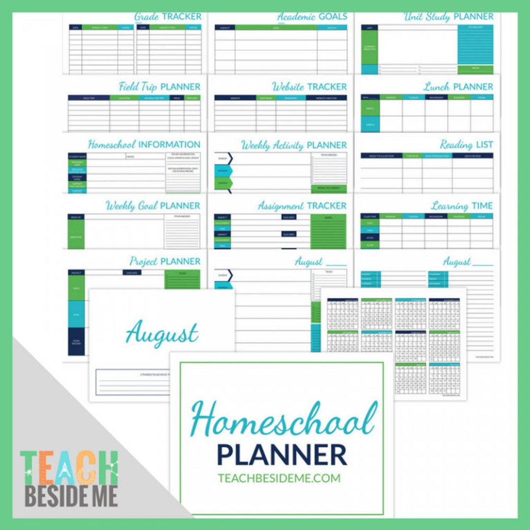 Ultimate Homeschool or Teacher Lesson Planner - Etsy