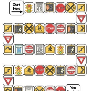 Safe Drive Survival- Road Safety Game for Kids - Etsy Canada