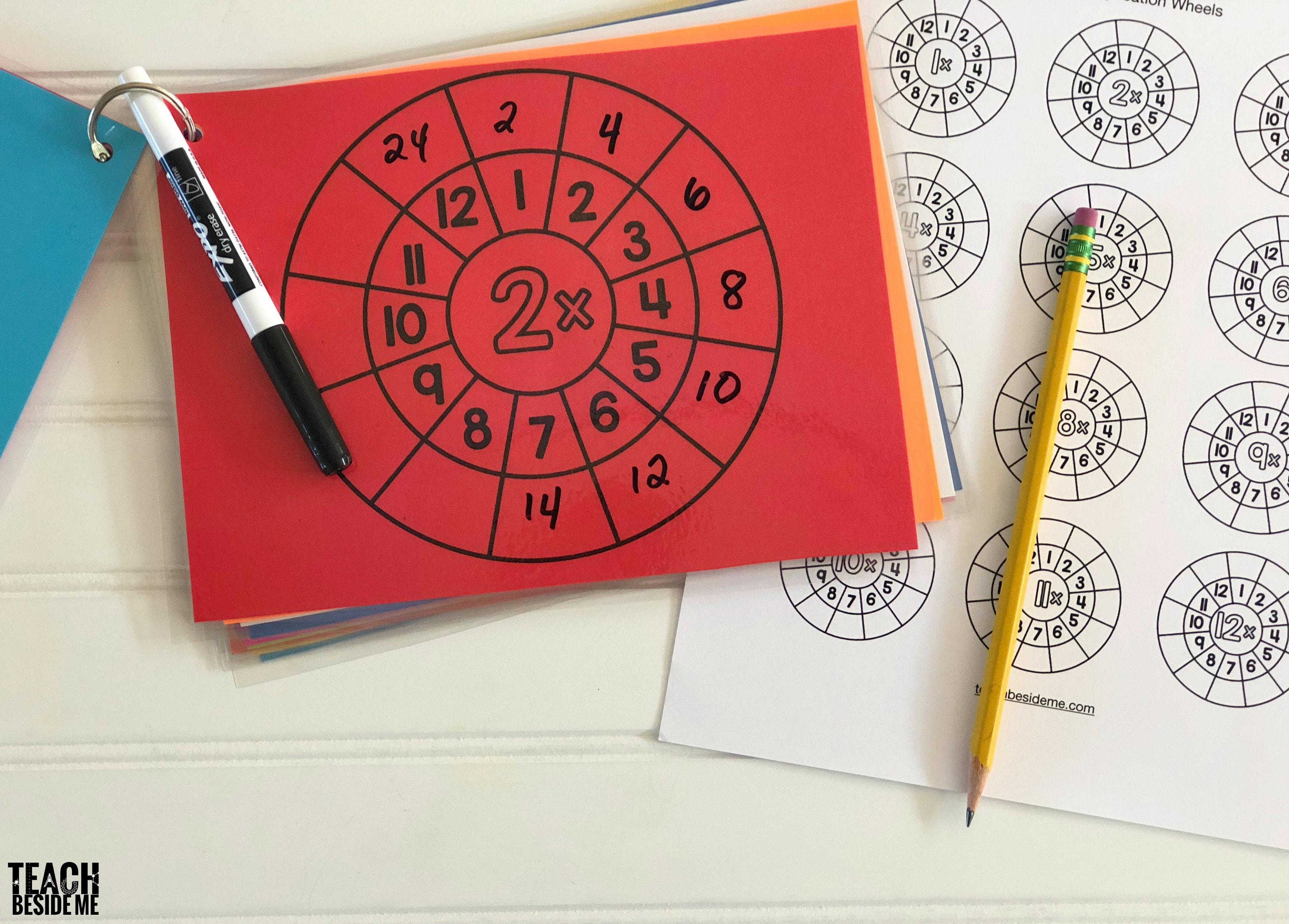 Multiplication Wheels - Etsy