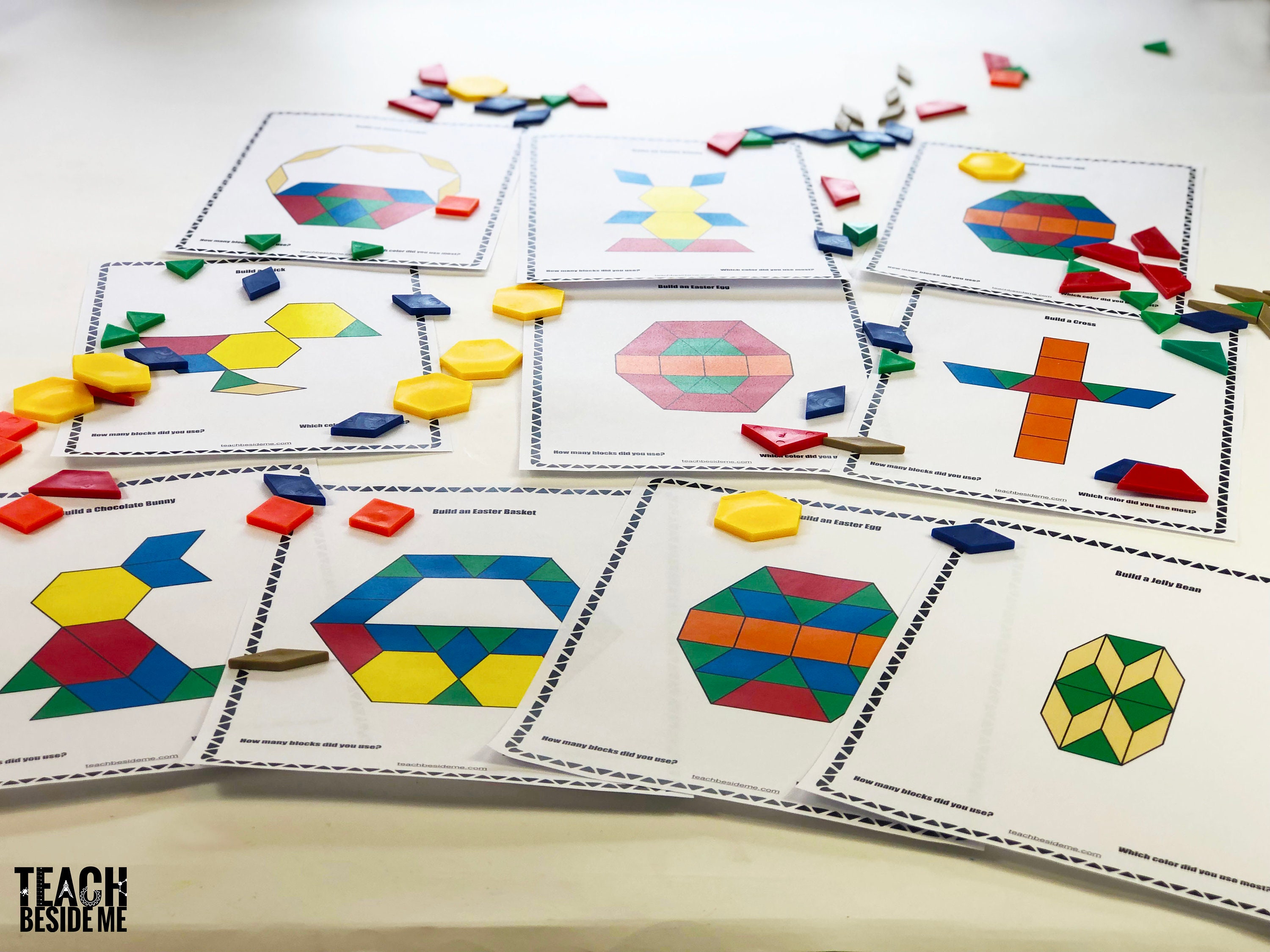 Easter Pattern Block Mats - Etsy