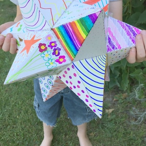 Stellated Dodecahedron- 3D Star Template - Etsy