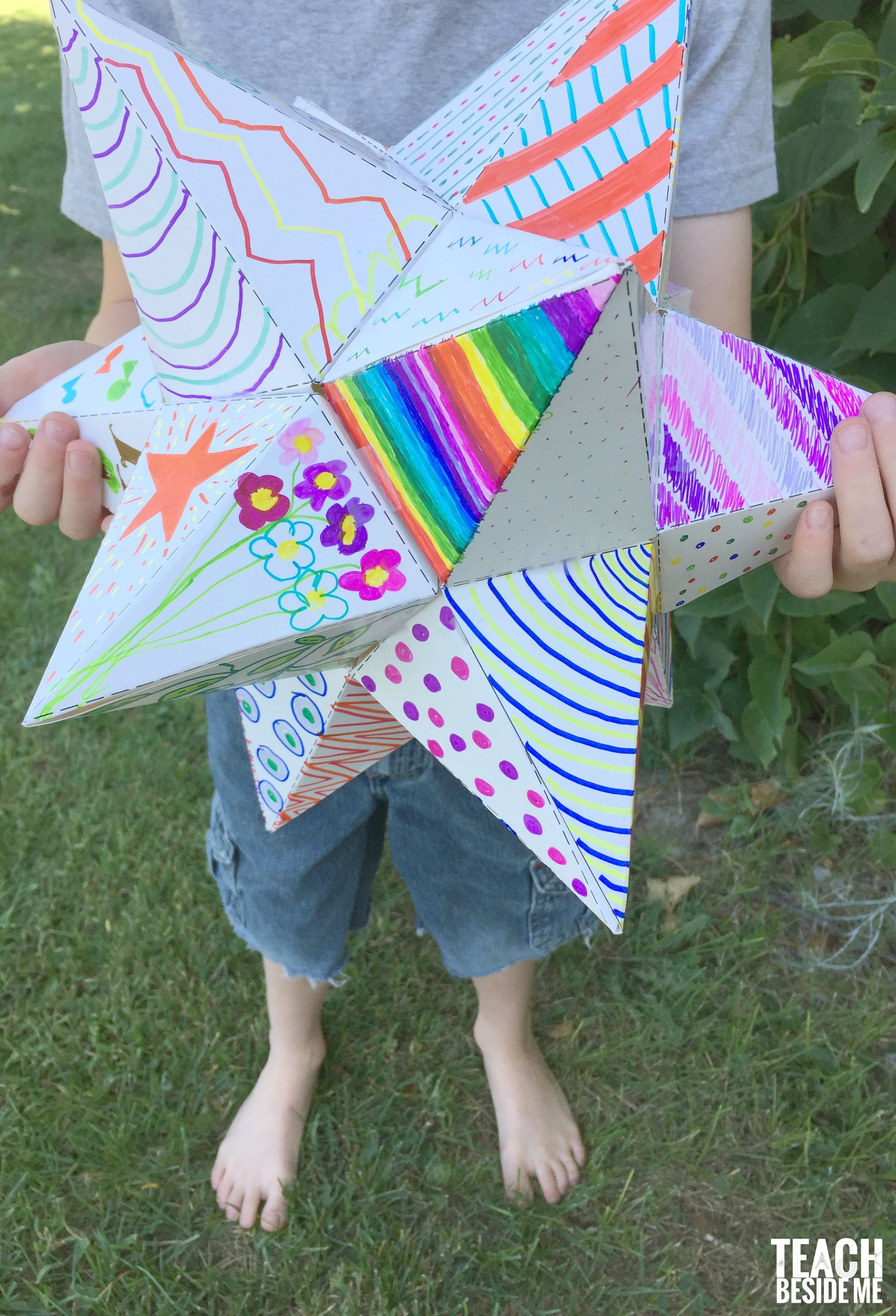 Stellated Dodecahedron- 3D Star Template - Etsy