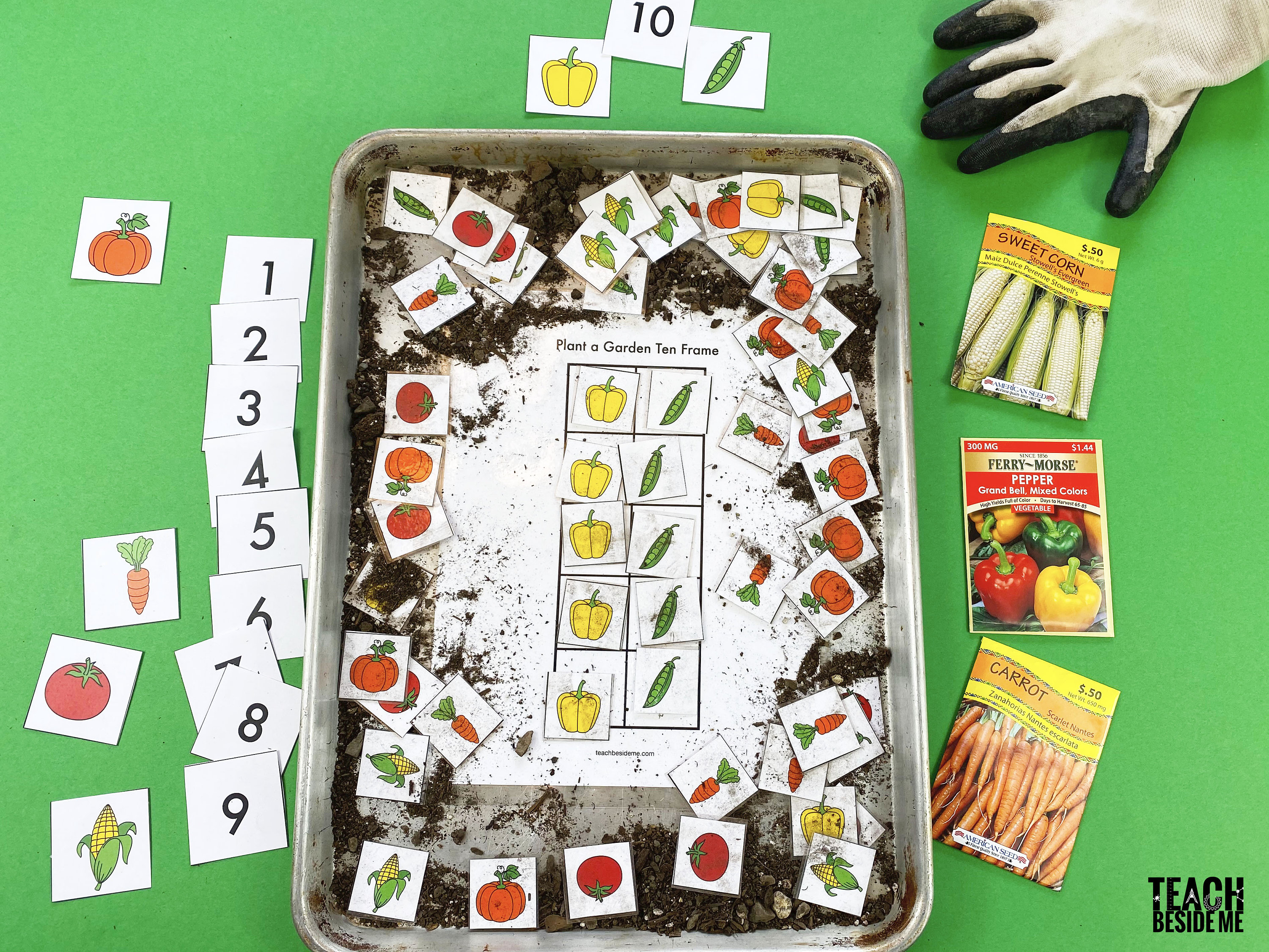 Garden Ten Frame Math - Etsy