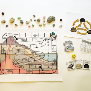Rock Collectors: Rock Cycle Board Game - Etsy