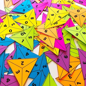 Make Ten Triangle Math Game - Etsy