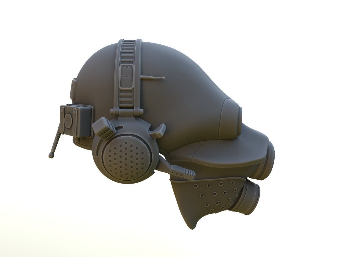 Combine Soldier Helmet 3D Print File HLA (Instant Download) - Etsy