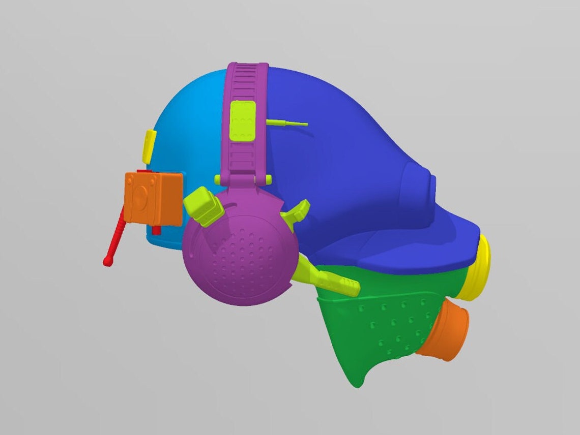 Combine Soldier Helmet 3D Print File + HLA - Etsy