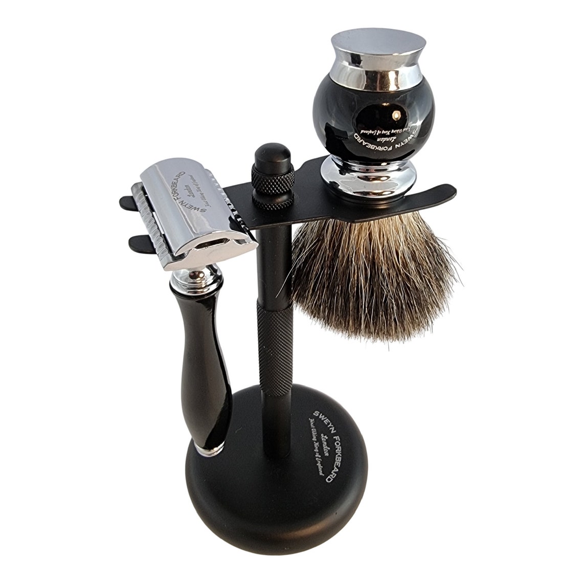 Shaving Set 3 Piece Black - Etsy