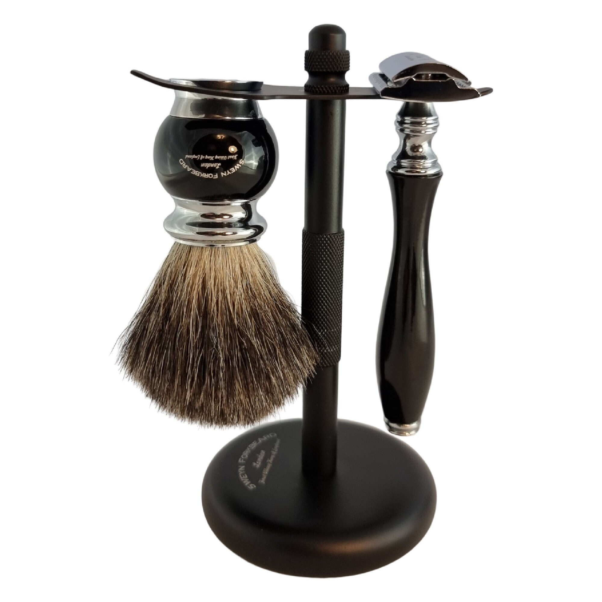 Shaving Set 3 Piece Black - Etsy