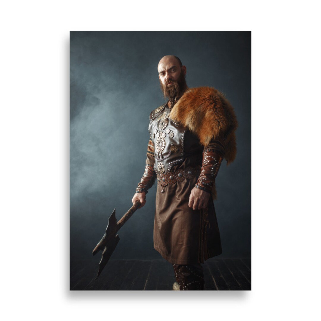 Poster Viking Warrior - Sweyn Forkbeard - Etsy