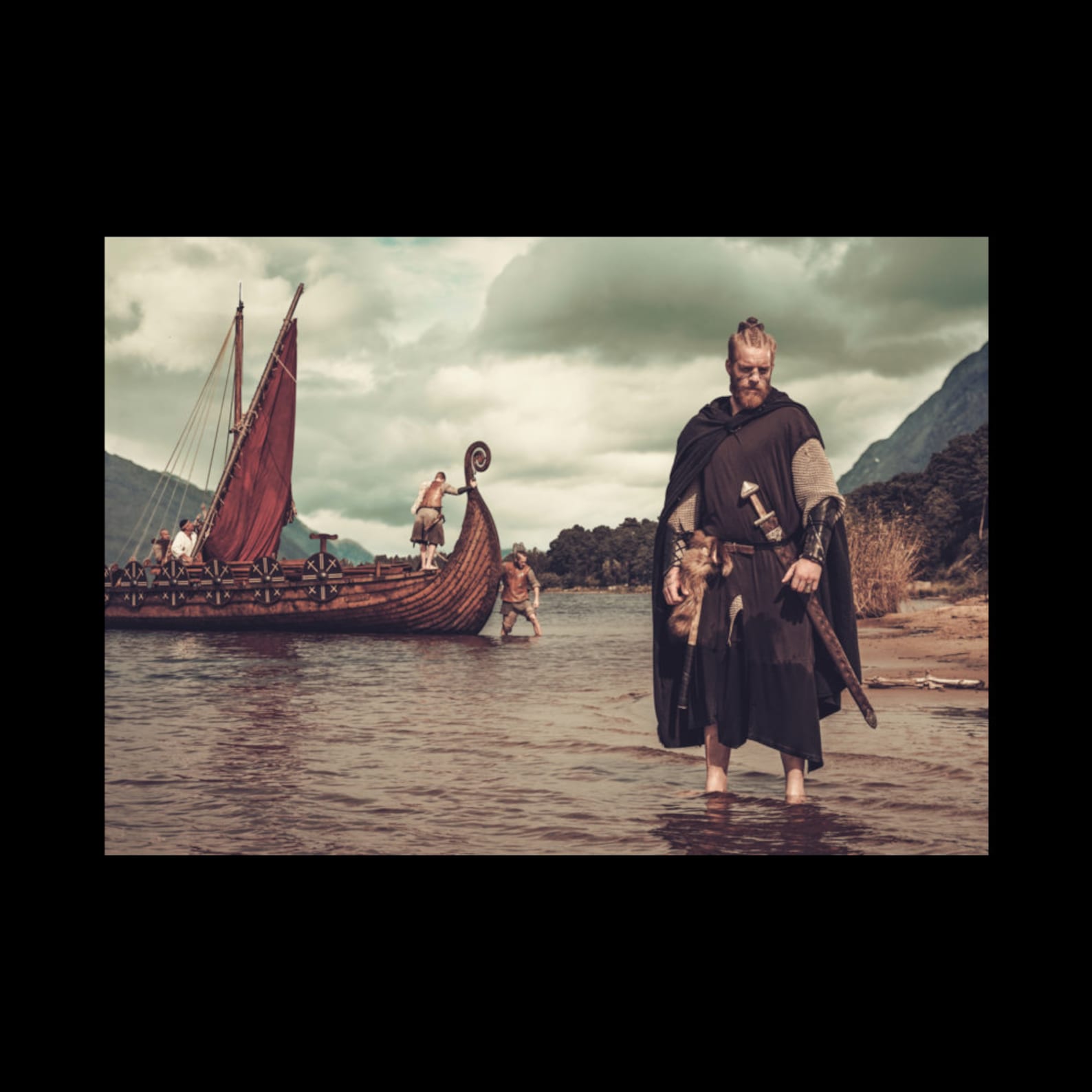 Poster Vikings Exploring New Land - Sweyn Forkbeard - Etsy