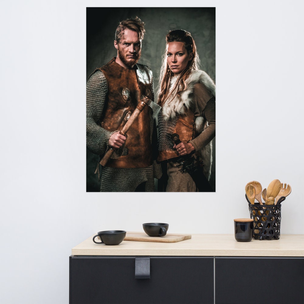 Poster Viking Couple Sweyn Forkbeard - Etsy