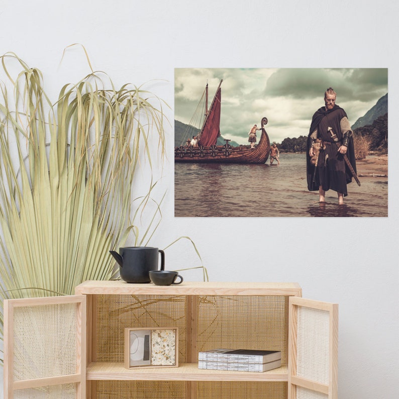 Poster Vikings Exploring New Land - Sweyn Forkbeard - Etsy