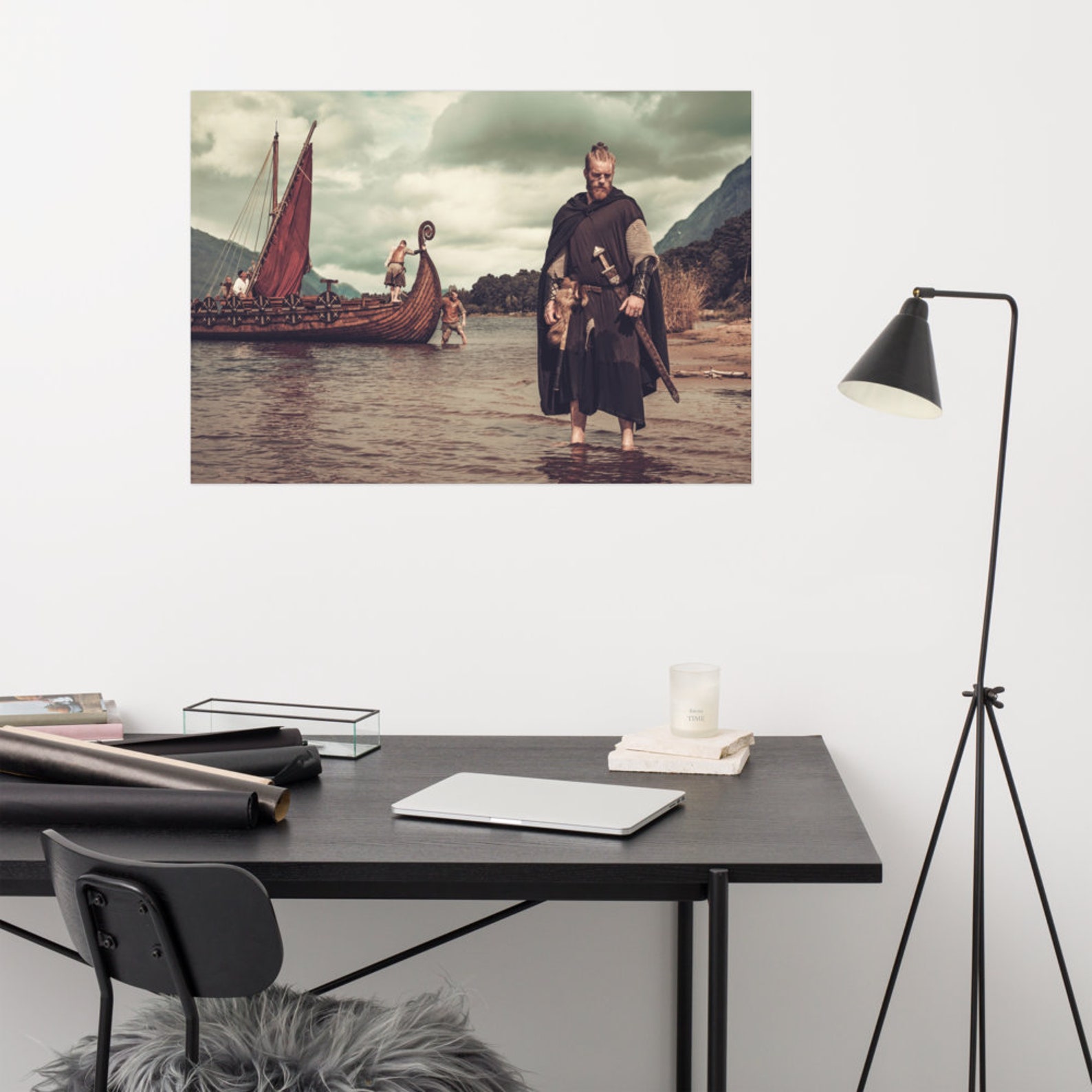 Poster Vikings Exploring New Land - Sweyn Forkbeard - Etsy