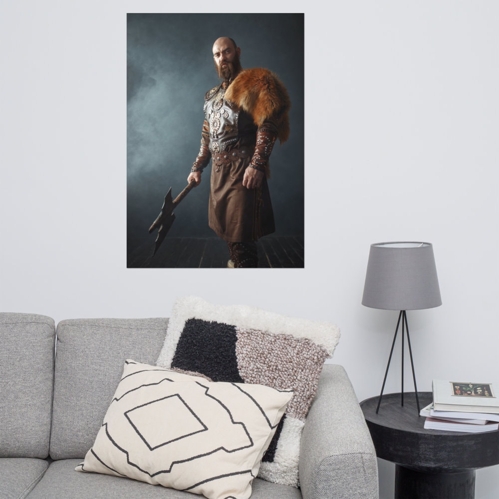Poster Viking Warrior Sweyn Forkbeard - Etsy