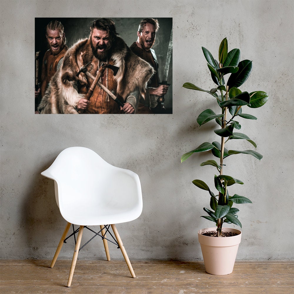 Poster Vikings Ready for Battle Sweyn Forkbeard - Etsy