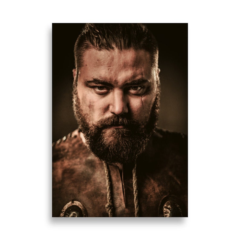 Poster Fierce Viking Warrior - Sweyn Forkbeard - Etsy
