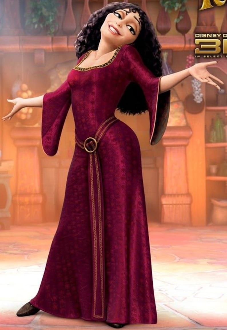 Mother Gothel Dress Mother Gothel Cosplay Mother Gothel | Etsy