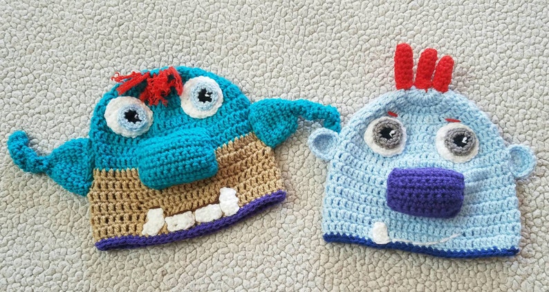 Crochet Wallykazam or Bobgoblin Hat Wallykazam Hats Crochet | Etsy