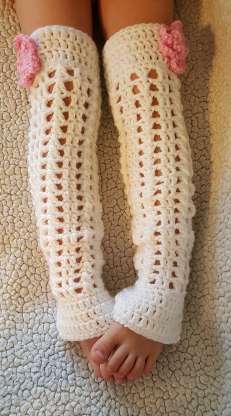 Crochet Lacy Thigh High Leggings DIGITAL PATTERN ONLY - Etsy