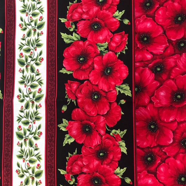 Border Print Fabric - Etsy