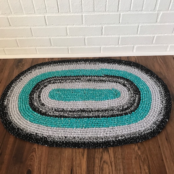 Oval Rag Rug - Etsy