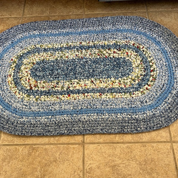 Cotton Crochet Rug - Etsy