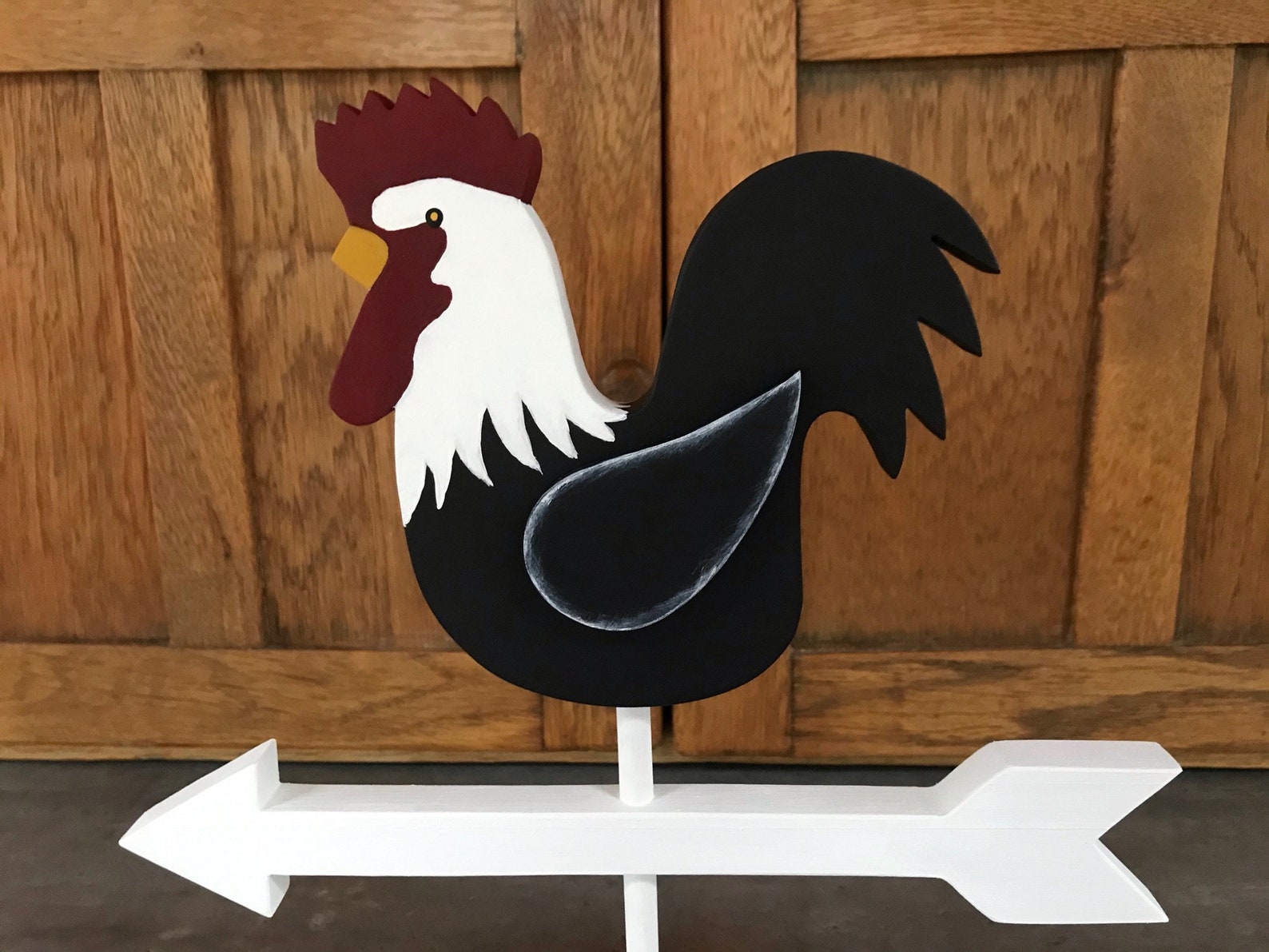 Wooden Rooster Weathervane Farmhouse Vintage Inspired - Etsy.de