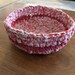 Crochet Rag Rug Bowl 7 Inches Pink - Etsy
