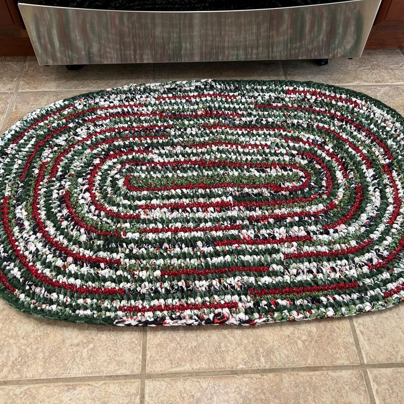 Oval Rag Rug - Etsy
