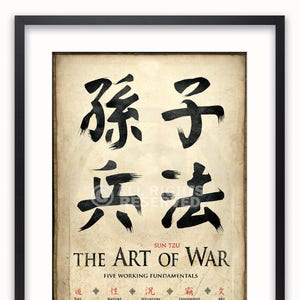 The Art of War - Sun Tzu Poster - Etsy